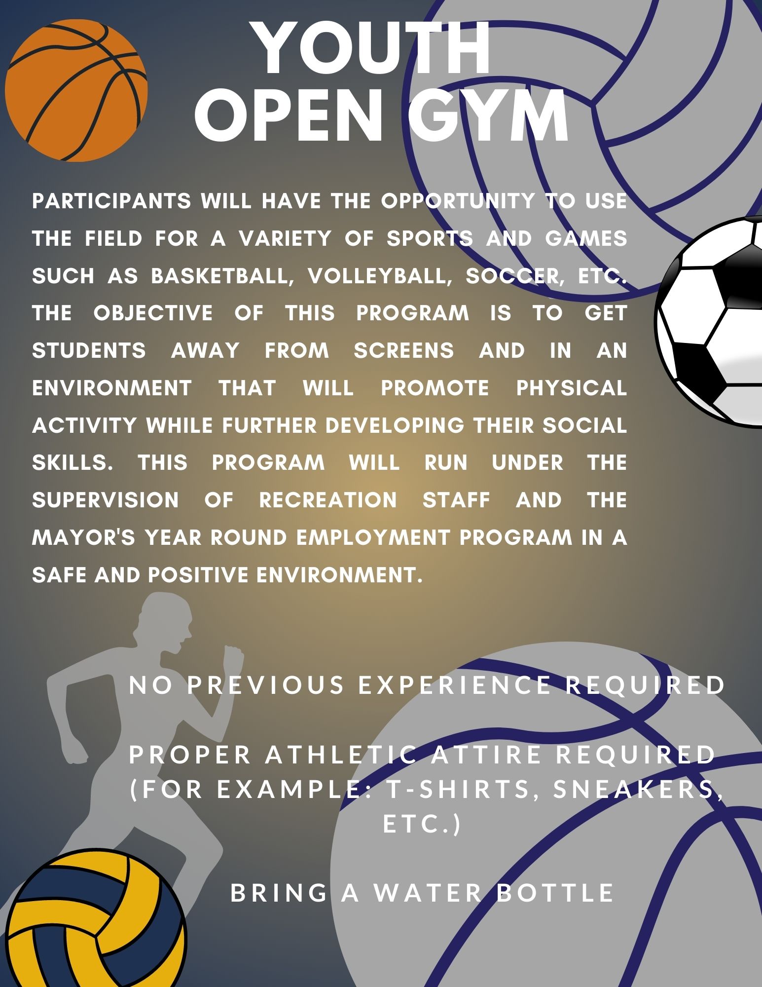 Malden Recreation Department: YOUTH OPEN GYM